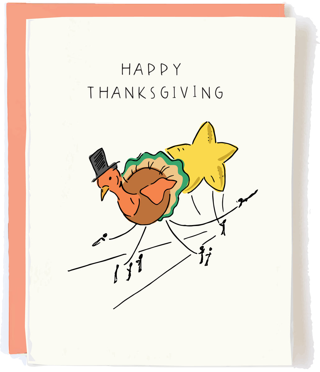Happy Thanksgiving Day Parade Card – pop + paper