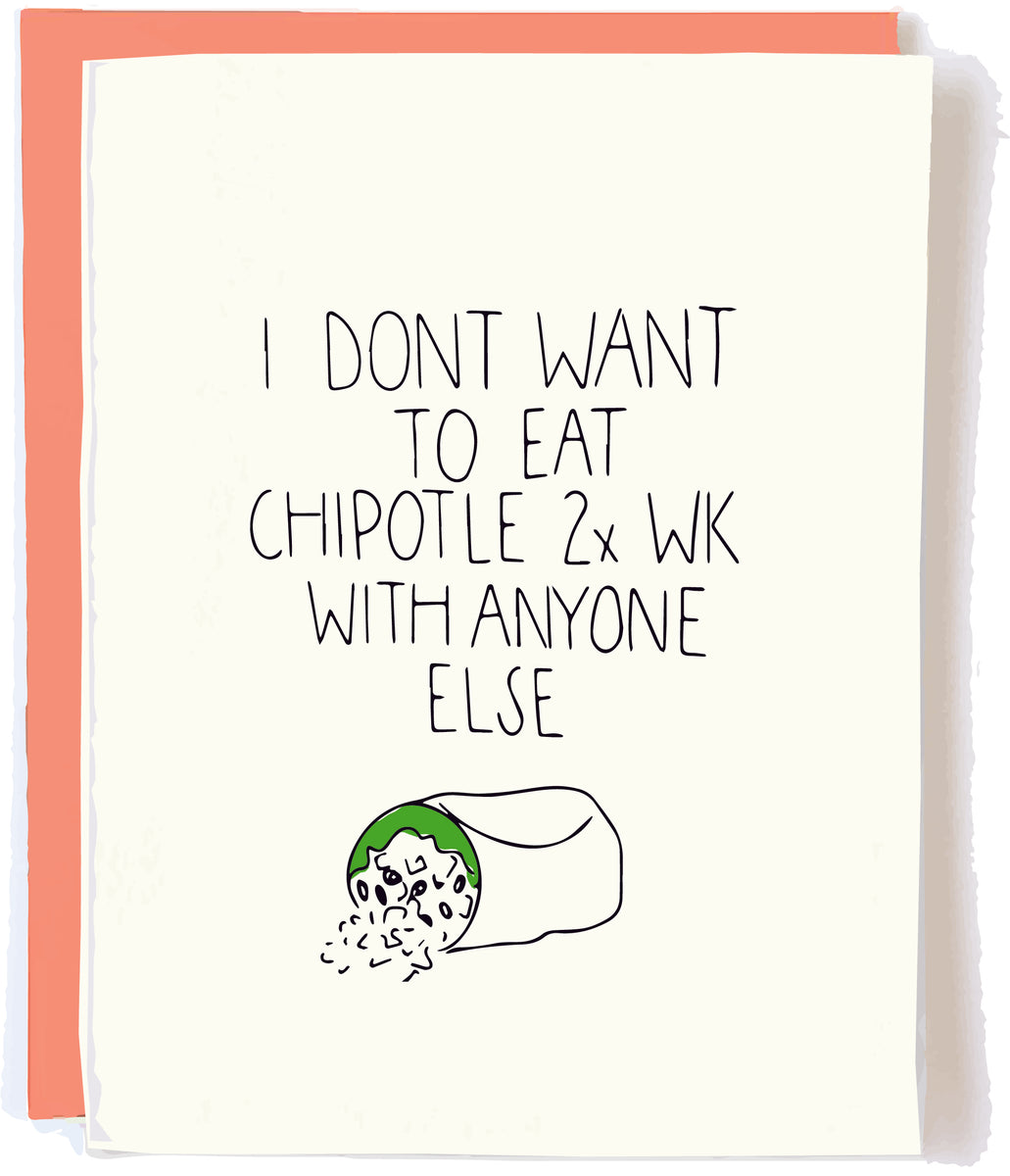 Pop and Paper - Chipotle Love Card – pop + paper