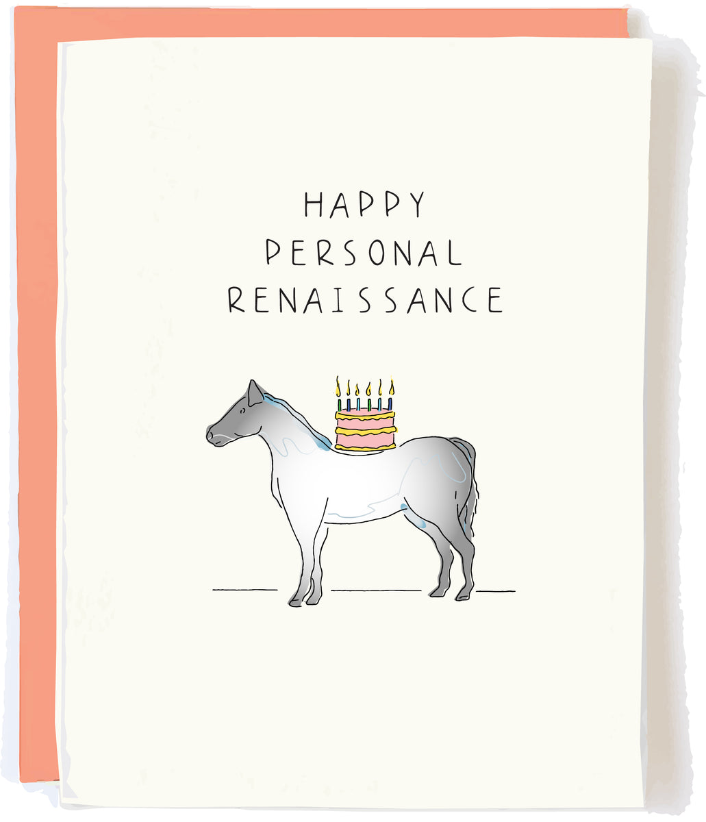 Renaissance Birthday Card – pop + paper